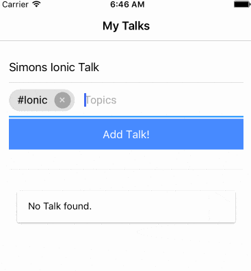 Ionic Token Input With Autocomplete V3 Ionic Academyionic Academy