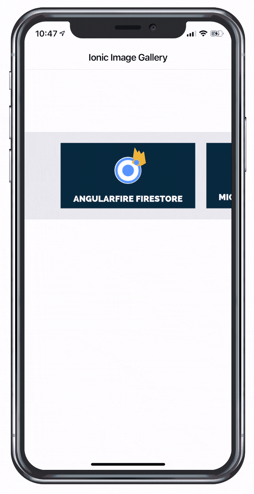 How To Create An Ionic 4 Image Gallery With Zoom V4 Ionic Academy