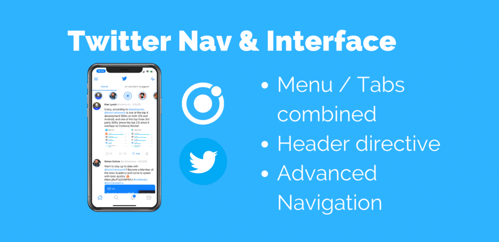 Ionic Twitter Template Ionic Academy Learn Ionicionic Academy