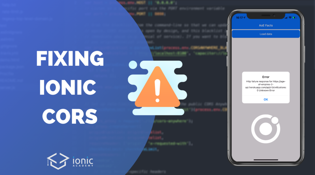 fix-ionic-cors-issues | Ionic Academy | Learn IonicIonic Academy | Learn Ionic