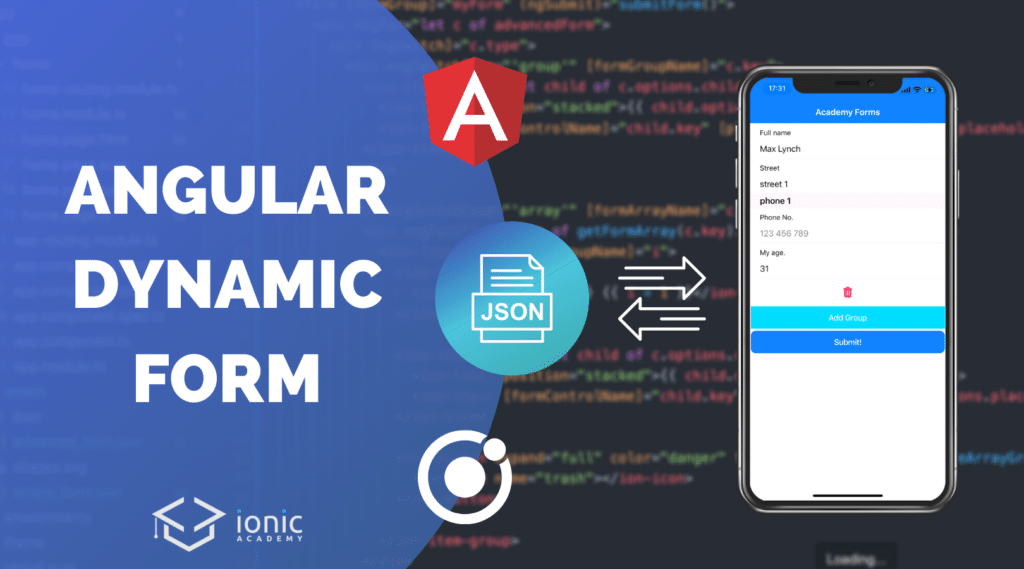 angular-form-from-json | Ionic Academy | Learn IonicIonic Academy | Learn Ionic