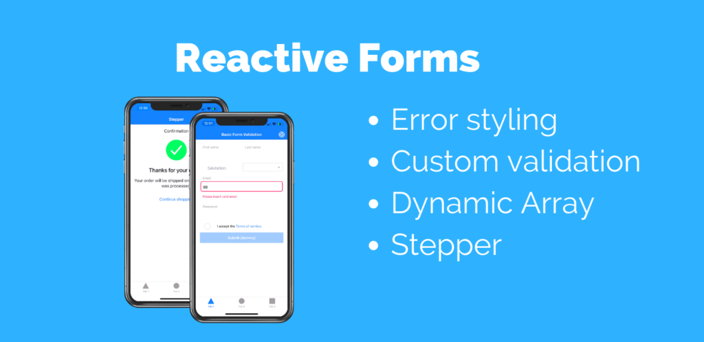 ionic-reactive-forms-template | Ionic Academy | Learn IonicIonic Academy | Learn Ionic