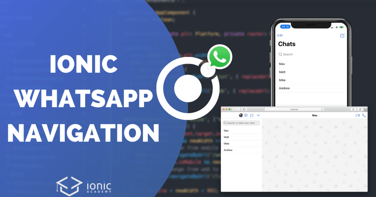 Building A Whatsapp Navigation With Ionic V5 Ionic Academy Learn