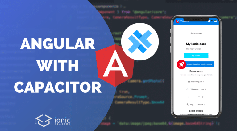 Angular Capacitor App Ionic Academy Learn Ionicionic Academy Learn Ionic