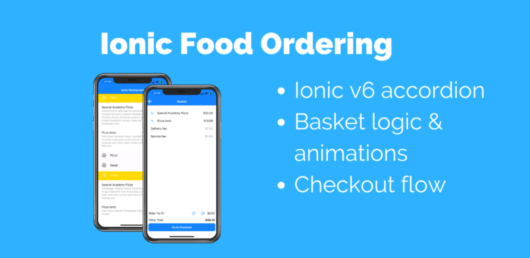 ionic-food-template | Ionic Academy | Learn IonicIonic Academy | Learn Ionic