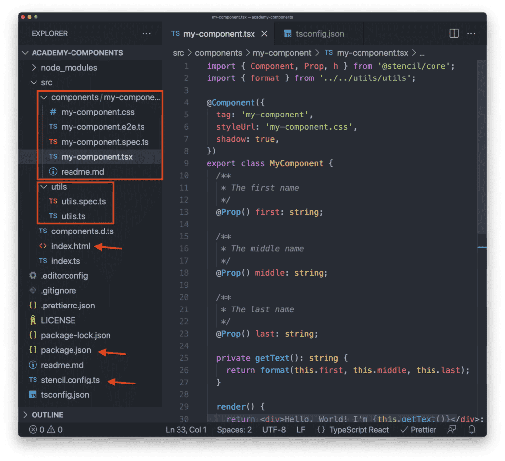 stencil-project-structure | Ionic Academy | Learn IonicIonic Academy | Learn Ionic