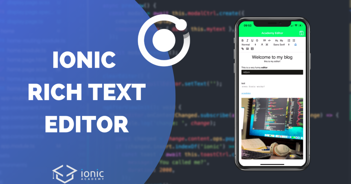 Quick Wins | Ionic Academy | Learn IonicIonic Academy | Learn Ionic