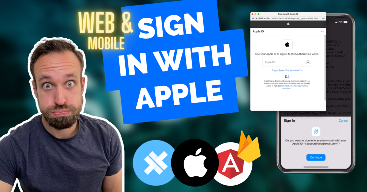 Sign In With Apple From Angular Apps Using Capacitor And Firebase Ionic Academy Learn