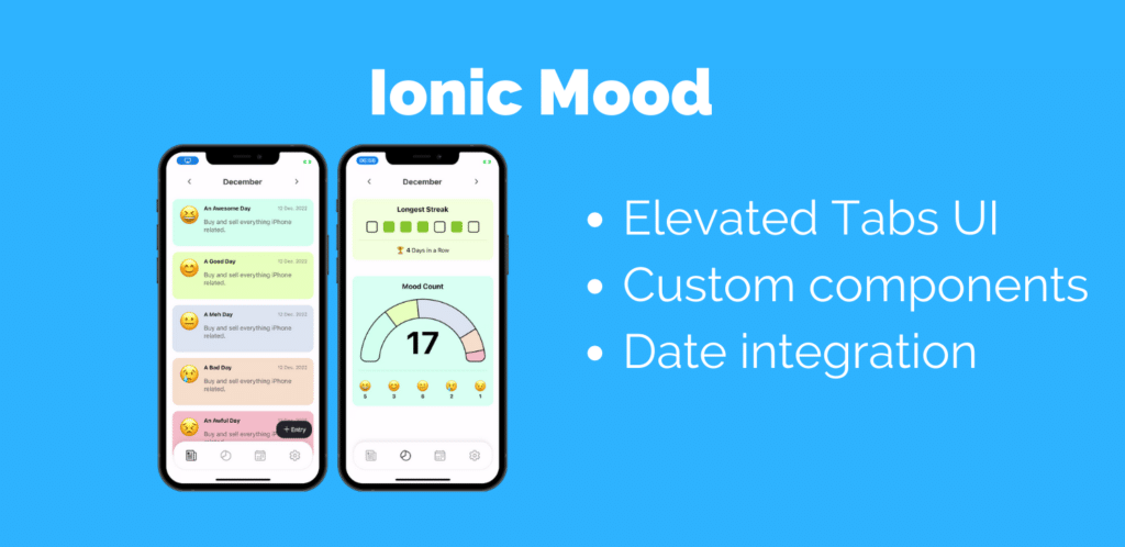 Ionic Mood Tracker Template Ionic Academy Learn Ionicionic Academy Learn Ionic